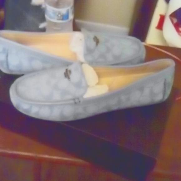 Shoes | Mens 95 Light Blue Coach Loafers | Poshmark